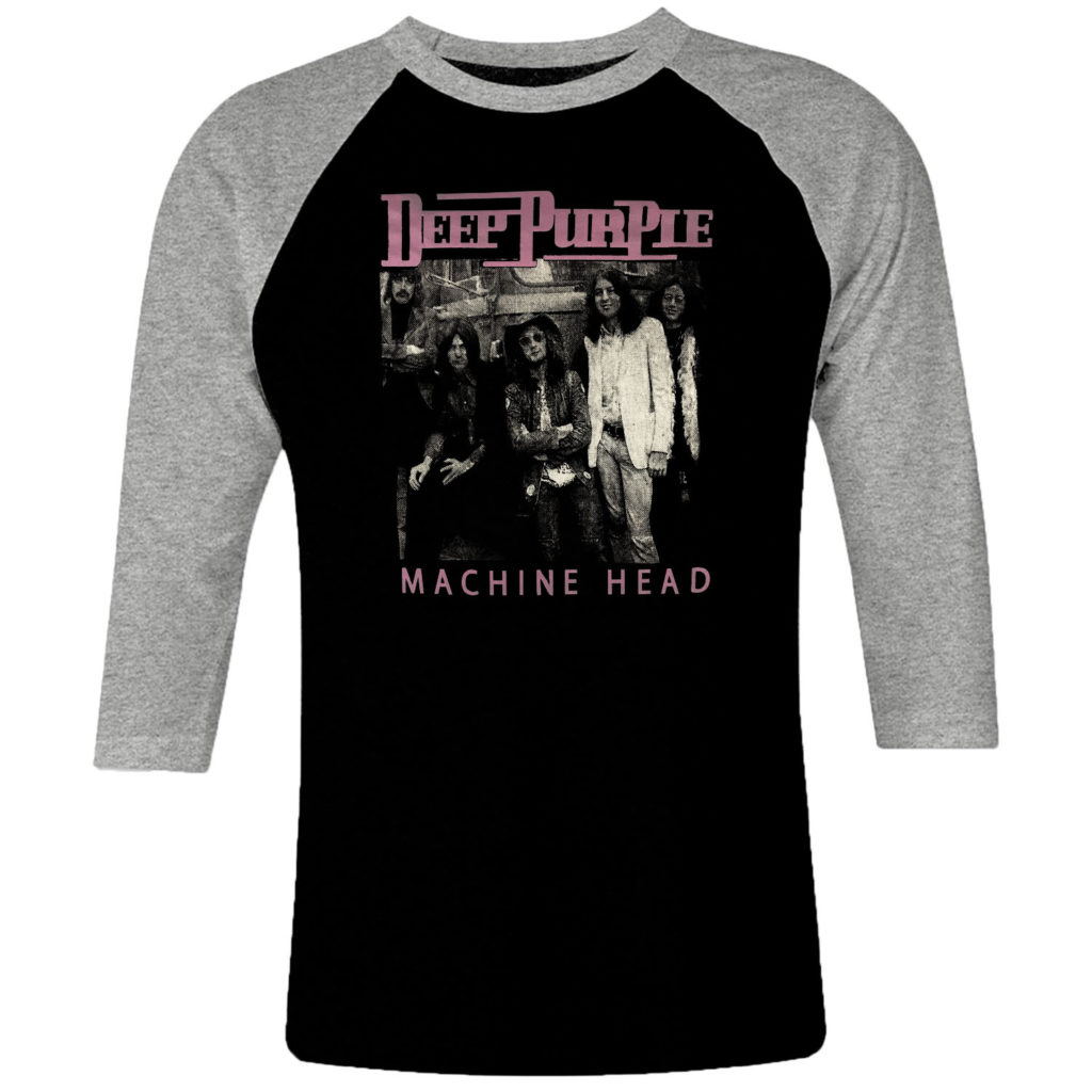 Deep Purple raglan t-shirt 3/4 sleeve